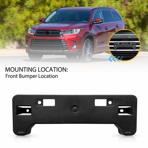 For Toyota Highlander 2017-2019 Front License Plate Tag Bracket Frame ...