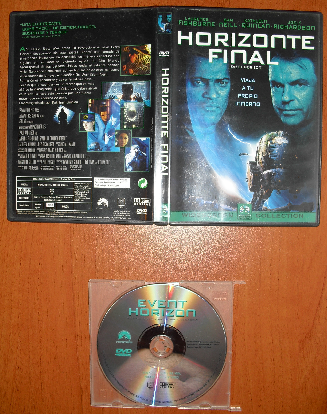 Horizonte Final (Event Horizon) [DVD] Paul Anderson,Laurence Fishburne ...