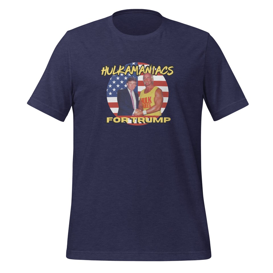 HULKAMANIACS FOR DONALD TRUMP 2024 PRESIDENT TRUMPAMANIA T-SHIRT HOGAN ...