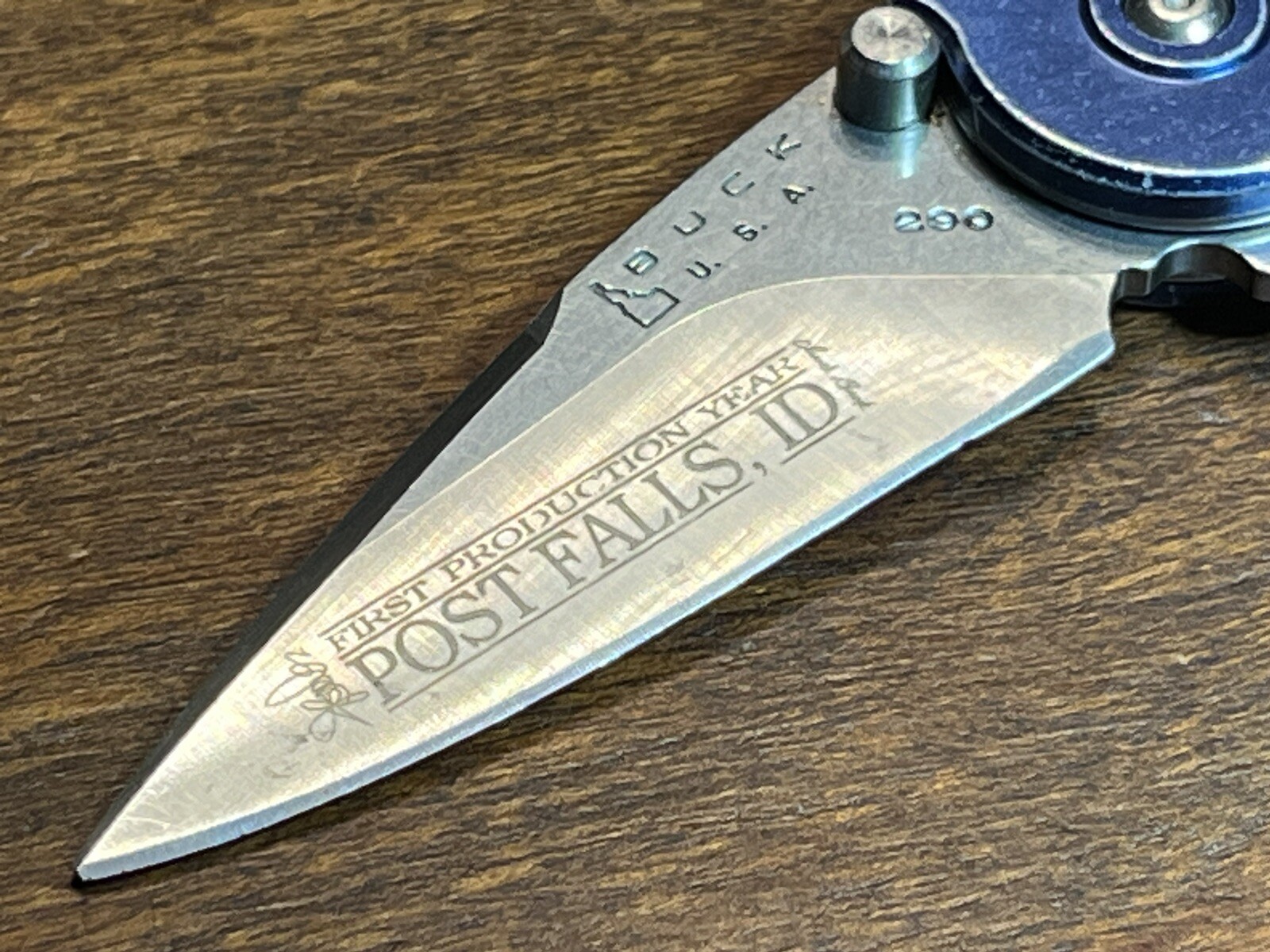 Buck 290-FSP1-0 Rush Knife First Production Year Chuck Buck Signature ...