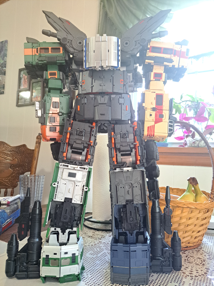 Moon Studios Radiatron Transformers Raiden Trainbots Train Combiner ...