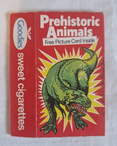 Vintage Barratt's Sweet Cigarettes Candy Packet Box Prehistoric Animals ...