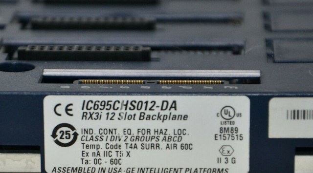 GE FANUC Ic695chs012-da Rx3i Universal 12 Slot Backplane NSNP for sale ...