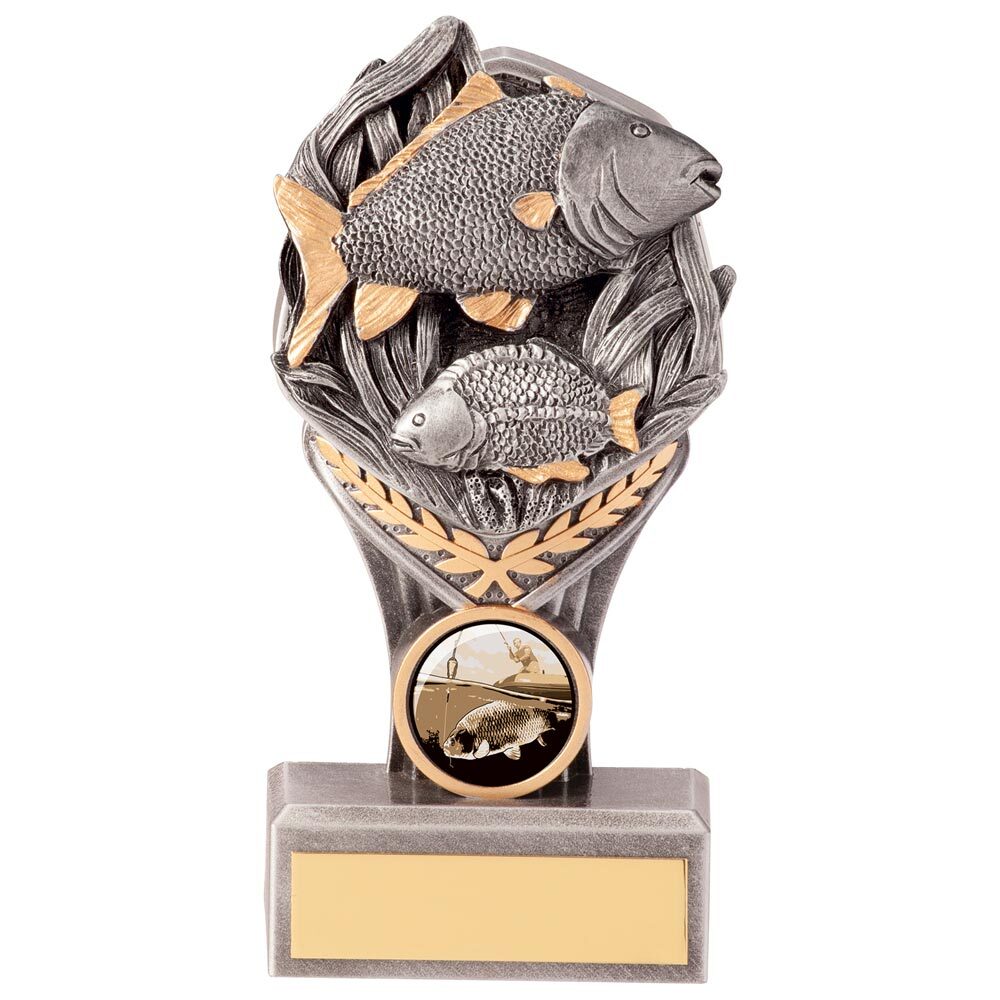 Carp Fishing Trophy Falcon Silver Angling Champion Award FREE Engraving ...