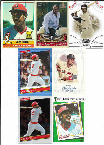 Jim Rice 7 Card Lot with 1976 Topps Rookie Cup VG-EX | eBay
