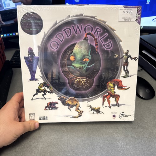 Oddworld Abe's Oddysee (PC Windows CD-ROM, 1997) Sealed HTF Rare Grail ...