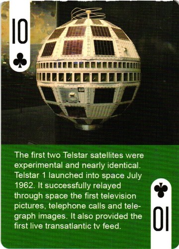 First Two Telstar Satellites American Innovation Playing Card | eBay