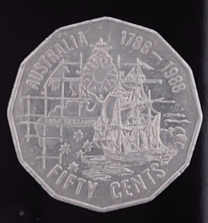 1988 Australia 50c Cent Coin - Royal Mint Special Edition Mintage Coins ...