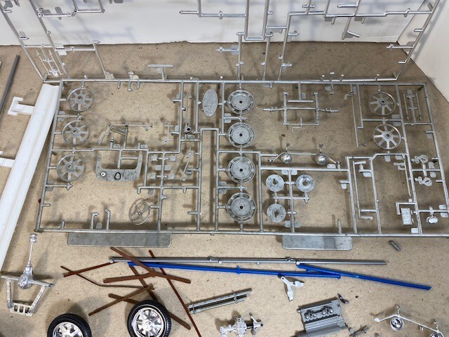 1966 Monogram Classic Bugatti 35B G. P. Racer 1/24 Model Car Kit PC133 ...