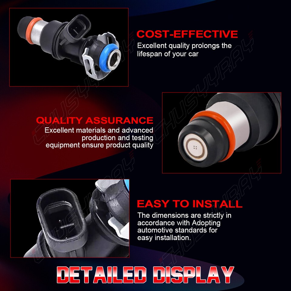 17113698 Fuel Injector Set of 8 Kit for chevy GMC V8 Pickup Truck ...