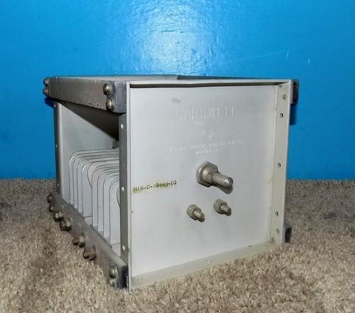 Cardwell Large Dual Gang Tuning Variable Capacitor Free Shipping | eBay