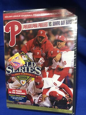 2008 World Series: Phillies vs. Rays (DVD, 2008) NEW SEALED MLB ...