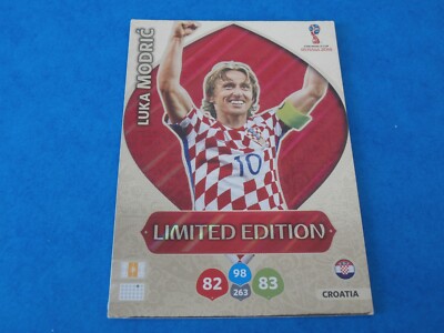 LUKA MODRIC, CROATIA, FOOTBALL PANINI GOLDEN "LIMITED EDITION" ROOKIE ...