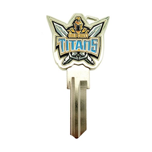 NRL 3D House Key - Gold Coast Titans - Lw4 Blank Metal Badge Keys ...