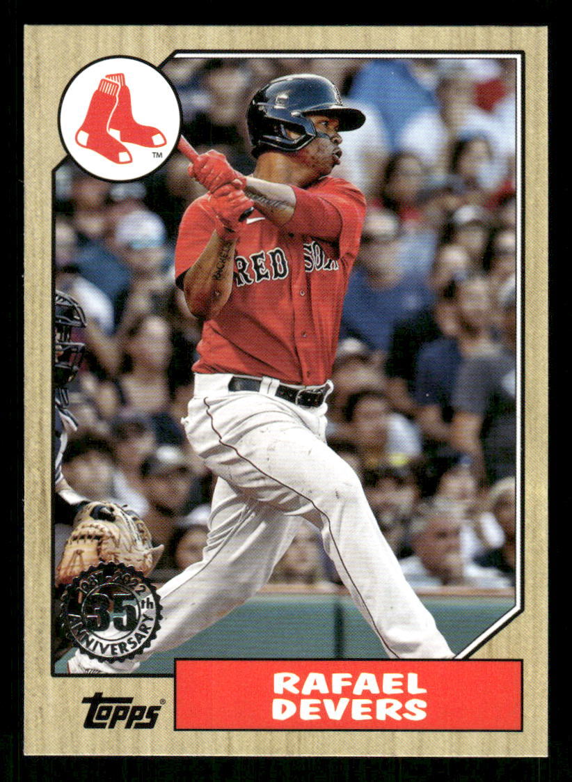 2022 Topps Rafael Devers 1987 Topps Baseball 35th Anniversary #T87-47 ...