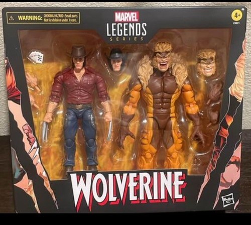 Wolverine 50th Marvel Legends Logan vs Sabretooth 6" AF 2Pack HASBRO | eBay
