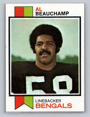 1973 Topps #290 Al Beauchamp Cincinnati Bengals Mid Grade | eBay