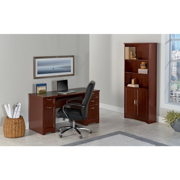 Realspace Magellan 59"W Manager's Computer Desk Classic Cherry | eBay