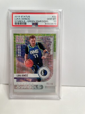 2019 Status Symbols Green Luka Doncic /49 PSA 10 | eBay