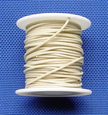 50 Ft Gavitt White Cloth Push Back 22ga Wire For Vintage Guitar On ...
