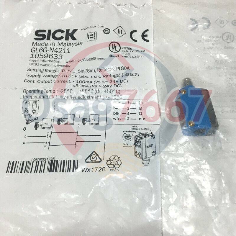 1PC SICK Sensor GL6G-N4211 1059633 NEW | eBay