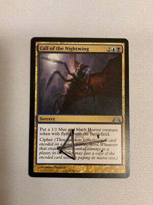 MTG Magic Call Of The Nightwing Signed F&B Artist Proof x1 Gatecrash ...