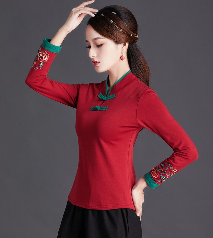 Chinese Tops Plus Size