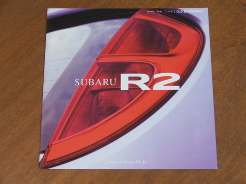 2003 Subaru R2 original Japanese domestic market 12 page brochure ...