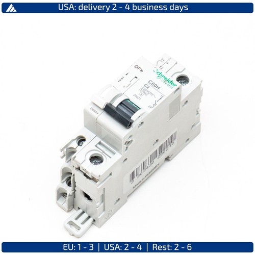 SCHNEIDER ELECTRIC C60H C2 (25021) + 26924, Circuitbreaker: 2 Used in ...