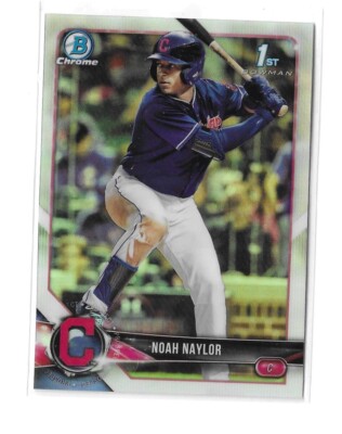 2018 Bowman Draft Picks & Prospects Bo Noah Naylor 1st Chrome Refractor ...