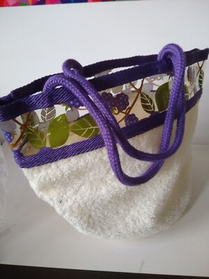New Avon Grapes Bag, Terry/ Plastic | eBay