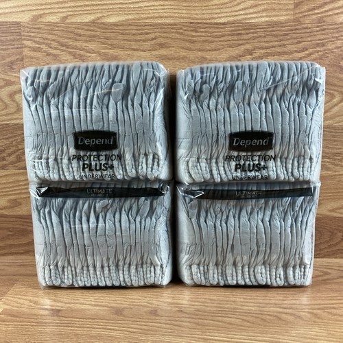 Depend Protection Plus+ Men's Underwear - Ultimate Absorbency, XL, Pack ...