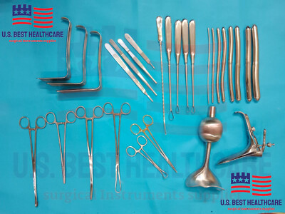 Dilation and Curettage (D&C) Set Gynecology Surgical Instruments | eBay