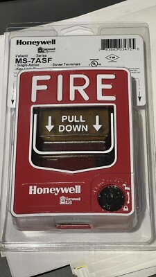 Honeywell FCI MS7-ASF Manual Pull Station Red (Brand New) Key Reset | eBay
