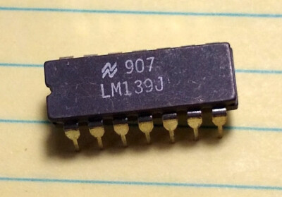 LM139J National Semiconductor Quad Comparator Ceramic Package NOS Qty 1 ...