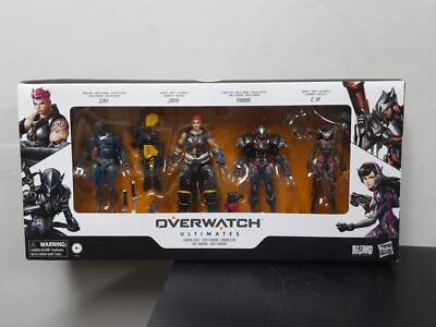 Hasbro Overwatch Ultimates Carbon Series Action Figure 4-Pack Set New ...