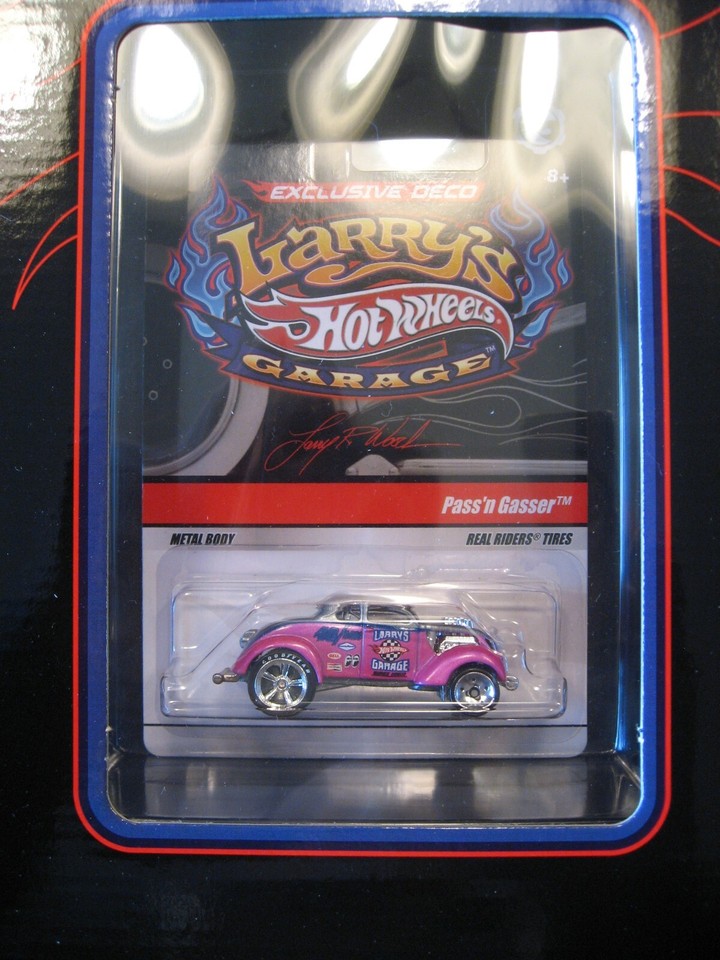 New Sealed Hot Wheels Larry's Garage 21 Car Set Real Riders Pink Passin ...