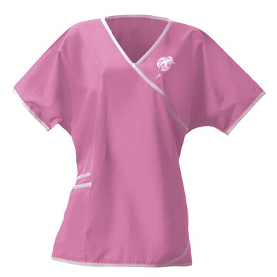 Scrubs Scrub Wrap Top NFL Miami Dolphins Pink New | eBay