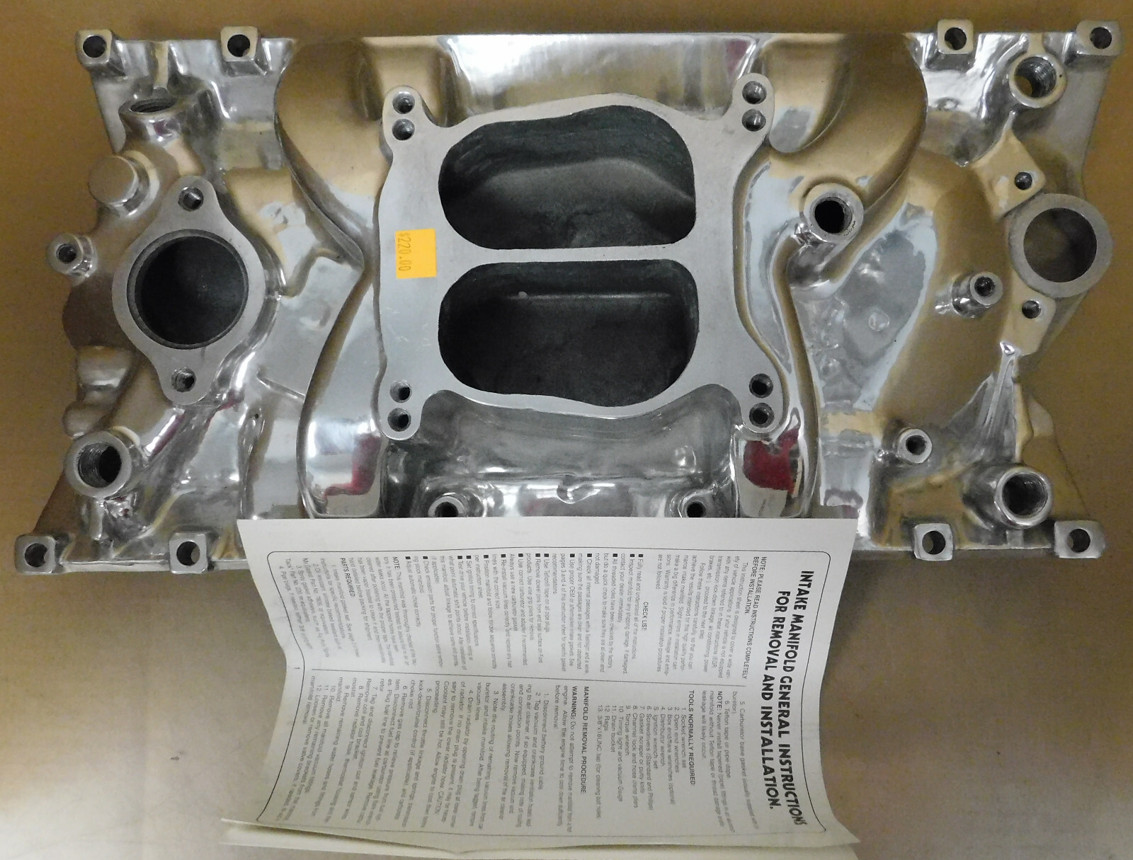 Professional Products 52006 SB Chevy Cyclone Vortec Intake, Dual Plane ...