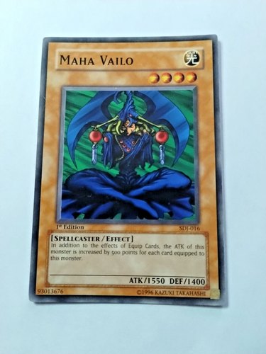 Yu-Gi-Oh! TCG Maha Vailo Starter Deck Joey SDJ-016 1st Edition Com ...