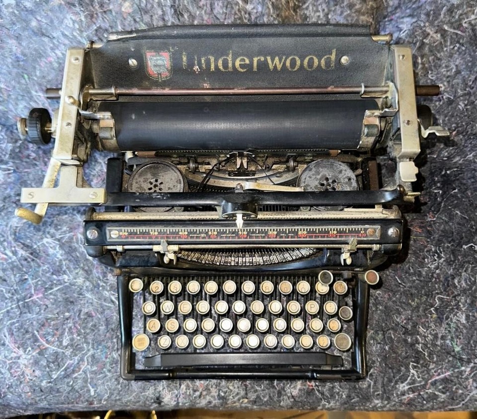 Antique 1928 Underwood No. 5 Typewriter Serial #2440480-5 | eBay