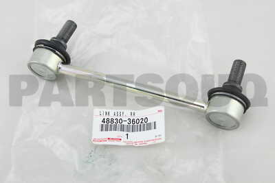 4883036020 Genuine Toyota LINK ASSY, REAR STABILIZER, RH/LH 48830-36020 ...