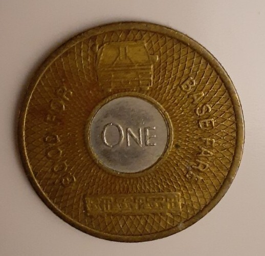 Vintage LA Los Angeles CA Base Fare Bus Coin Token | eBay