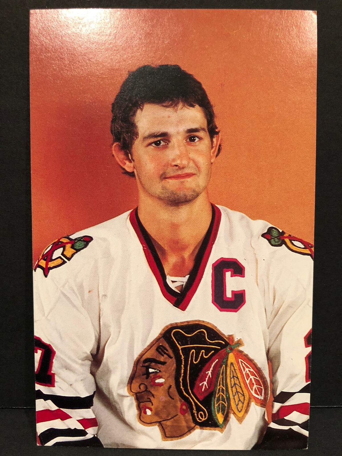 Darryl Sutter Chicago Blackhawks Vintage Postcard NHL Hockey Card VERY ...