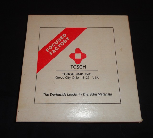Tosoh SMD Inc 6661E-24-000-280 Chromium Target 99.8 Pure NEW/ (K5) for ...
