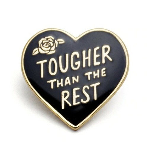 TOUGHER THAN THE REST Pin Badge - Springsteen Themed - Rock - Music ...