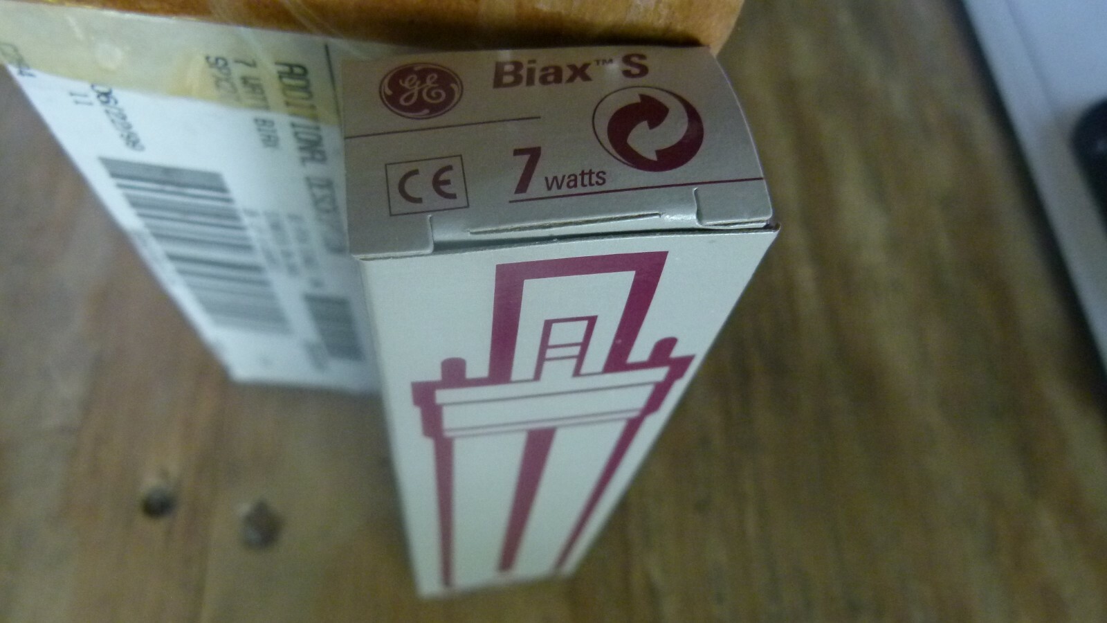 Lot of 20 - GE Biax S 7W F7BX/SPX27 2-Pin Tube Compact Fluorescent Lamp ...