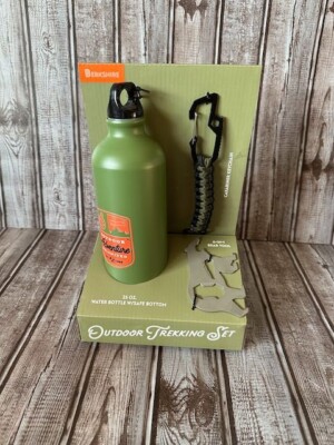 Berkshire Outdoor Trekking Set Water Bottle Carabiner Key Chain 6 In 1 ...