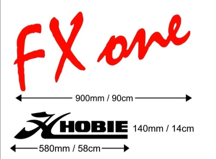 FX one HOBIE catamaran kayak boat sailing hull decals stickers 58cm ...