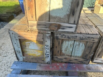 WW2 24 Tin Boxes In Wood Create | eBay UK